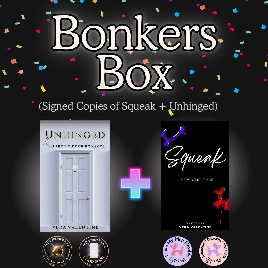 Bonkers Box [Signed Copies of Unhinged + Squeak] – ValentineVerse Shop